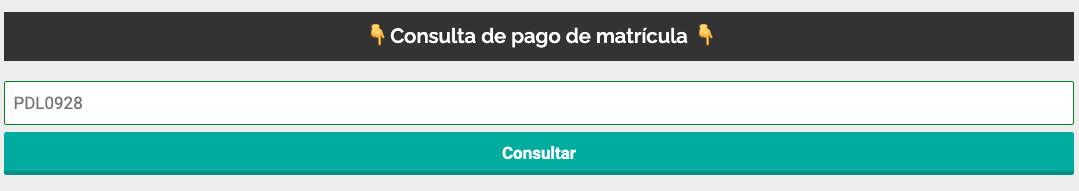 Consulta de pago de matrícula - ANT Ecuador - 2025